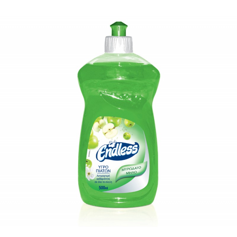 Endless Υγρό Πιάτων Μυρωδάτο Μήλο 500ml,καθαριστικά – χαρτικά, περιστέρι